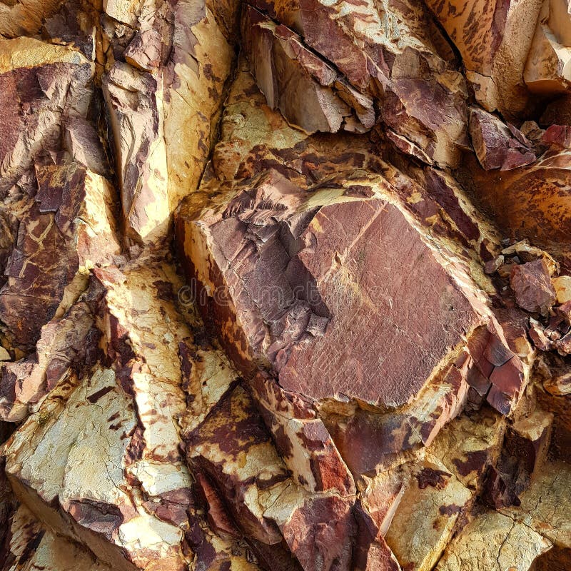 Surface and Pattern of Red Earth for Construction Stock Photo - Image ...