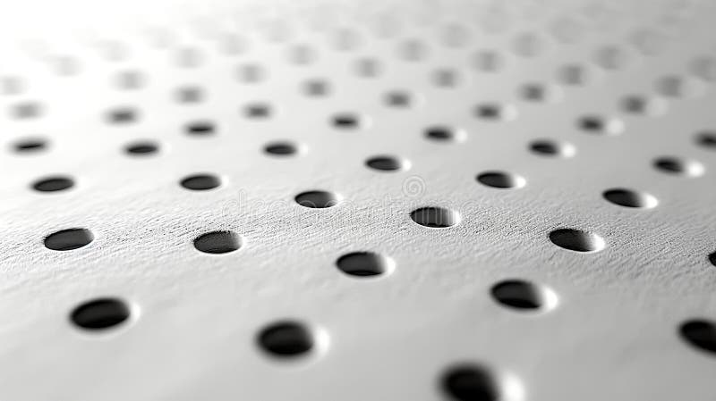 Surface of a Perforated Material Highlighting Patterns and Textures ...