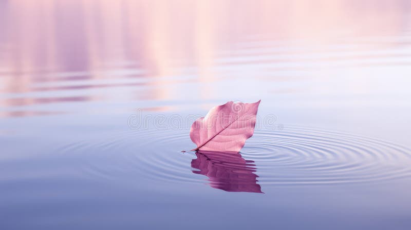 Surface pink leaf stock illustration. Illustration of artistic - 373914574