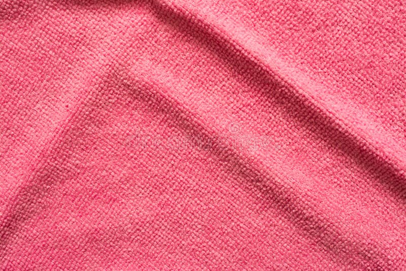 Surface of Pink Microfiber Cloth, Macro Textile Pattern Background ...