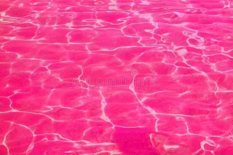 Surface of Pink Swimming Pool. Background Water in Sea. Stock Image ...