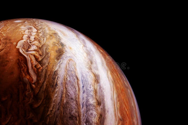 Surface of the Planet Jupiter. Elements of this Image Furnishing NASA ...