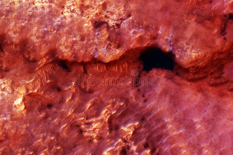 Surface of the Planet Mars. Elements of this Image Furnished by NASA ...