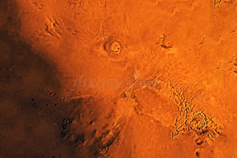 Surface of the Planet Mars. Elements of this Image Furnishing NASA ...