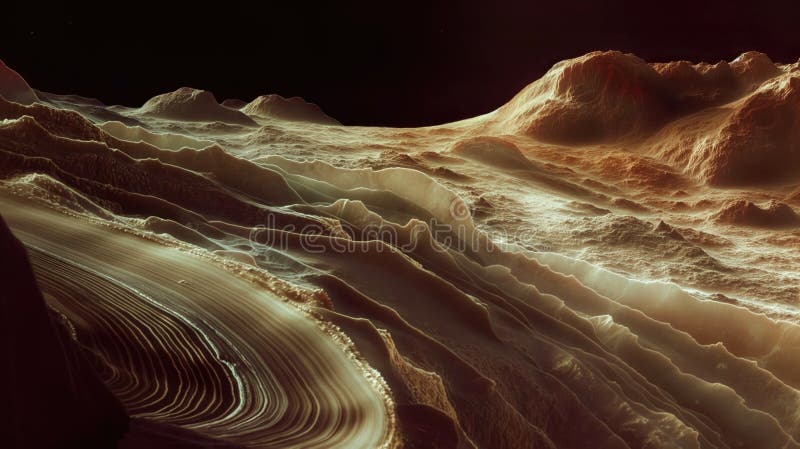 On the Surface of the Planet Saturn Stock Photo - Image of world ...