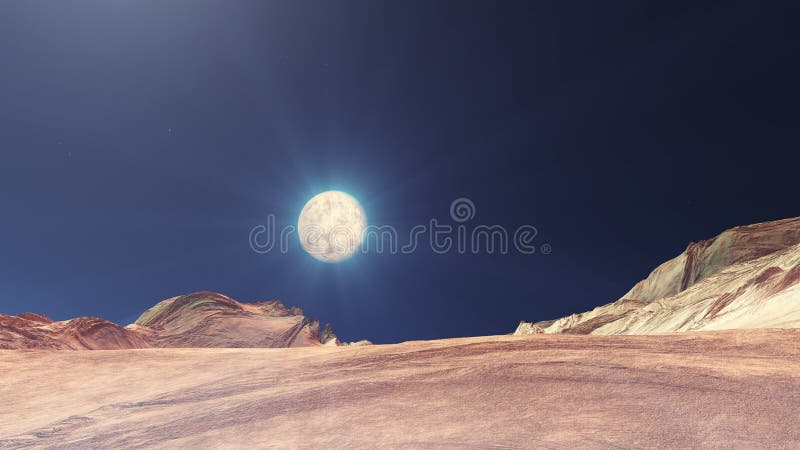 Surface planet in space stock illustration. Illustration of cosmos ...