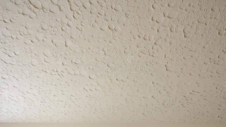 Surface Popcorn Ceiling Texture Stock Photo - Image of generated ...