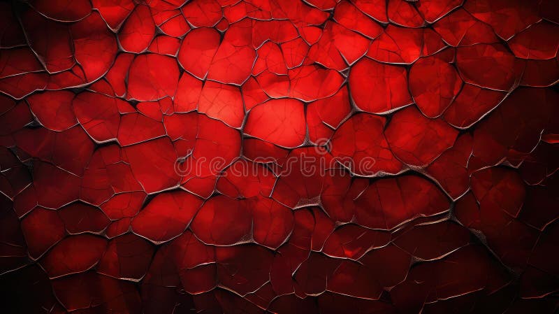 Surface Red Cracked Background Stock Illustration - Illustration of ...