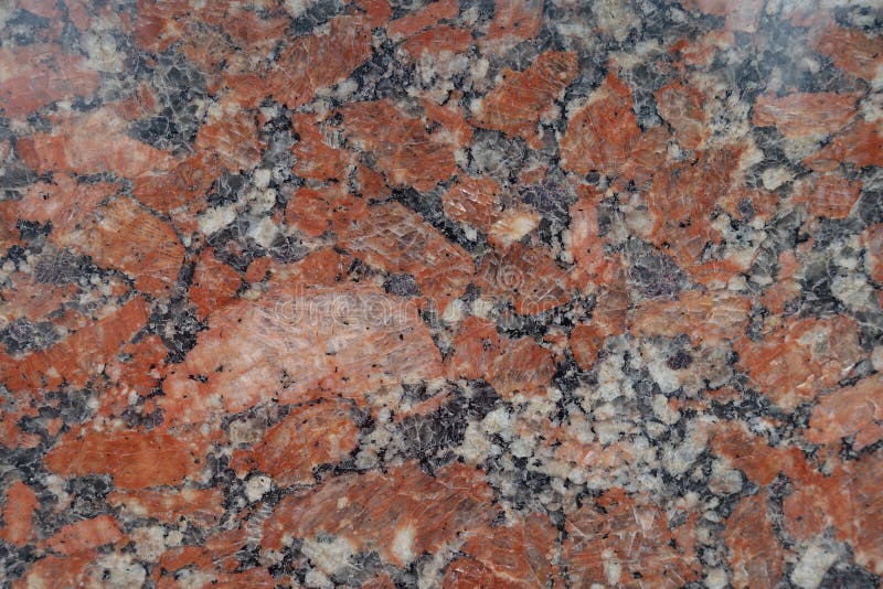 Surface of Red, Gray and White Polished Granite Stock Image - Image of ...