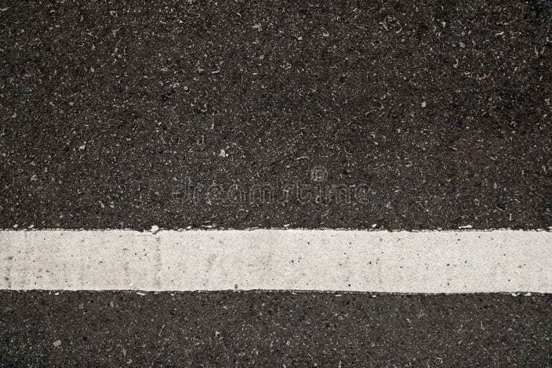 Surface Rough of Asphalt, Green Road with White Line, Bicycle Lane ...