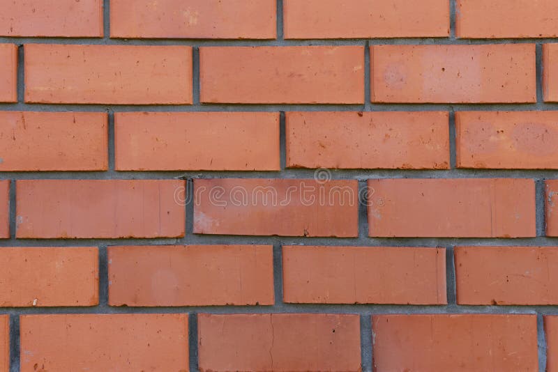 The Surface of the Rows of Brick Walls of Red Bricks Stock Photo ...