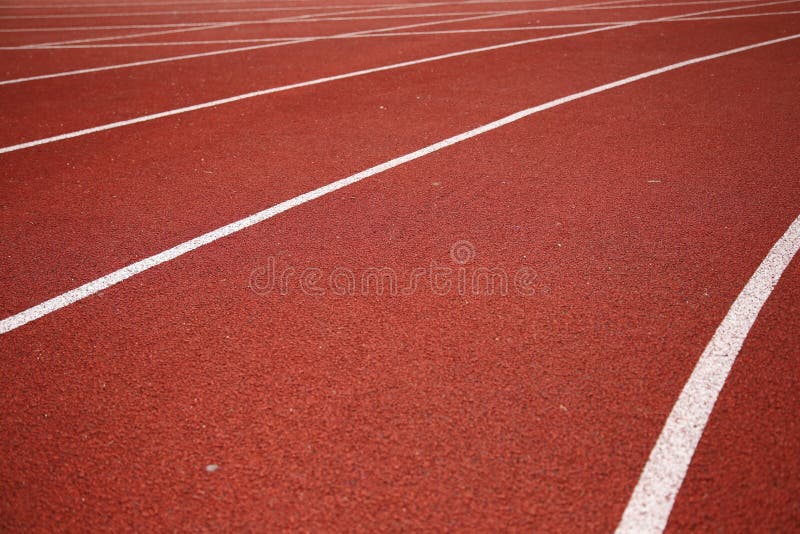 Surface of running track stock image. Image of field - 92190359
