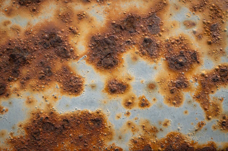 The Surface of a Rusted Steel Plate. Stock Image - Image of iron ...