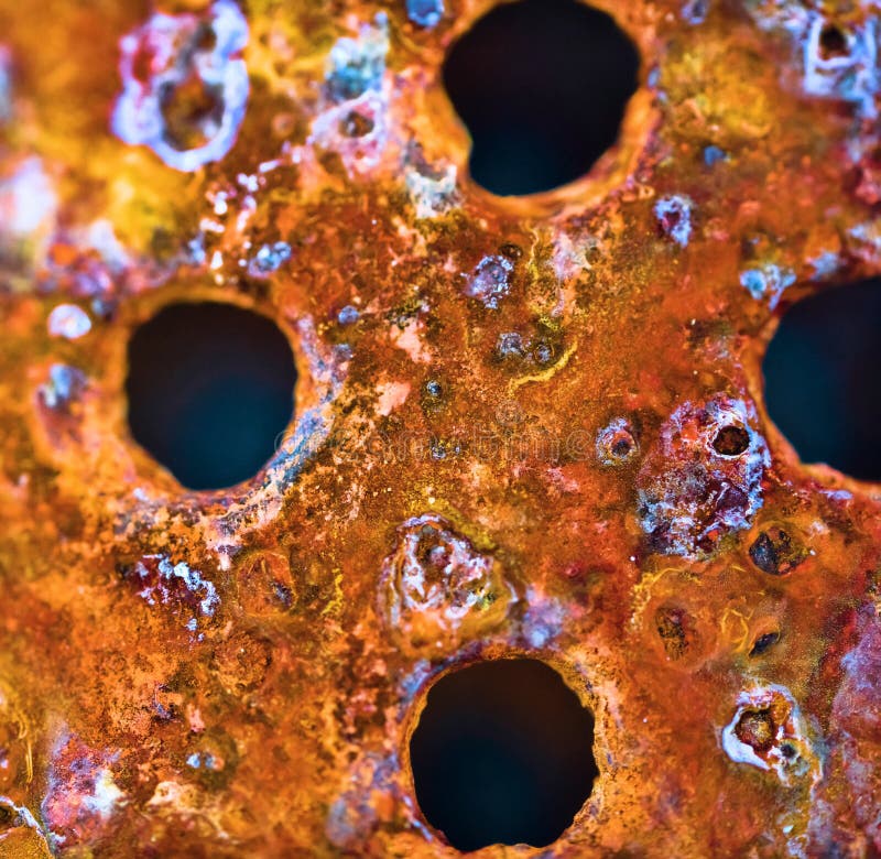 Surface of Rusty Iron Macro Stock Photo - Image of corroded, backdrop ...