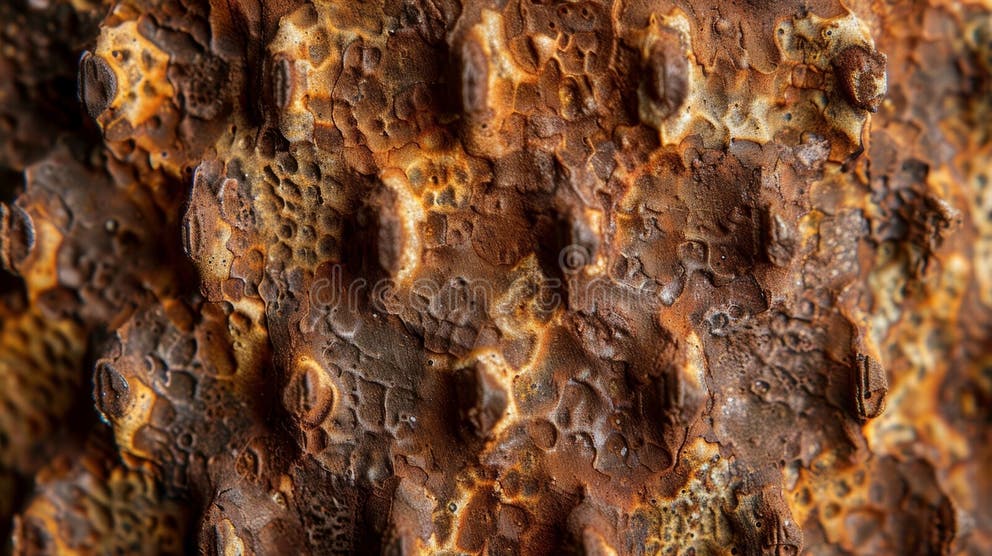 The Surface of this Rusty Metal Object is Covered in Small Raised Bumps ...