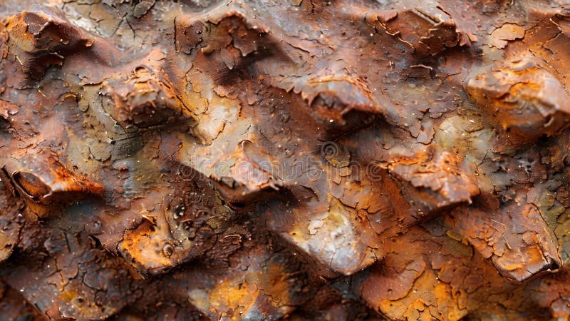 The Surface of this Rusty Metal Object is Covered in Small Raised Bumps ...