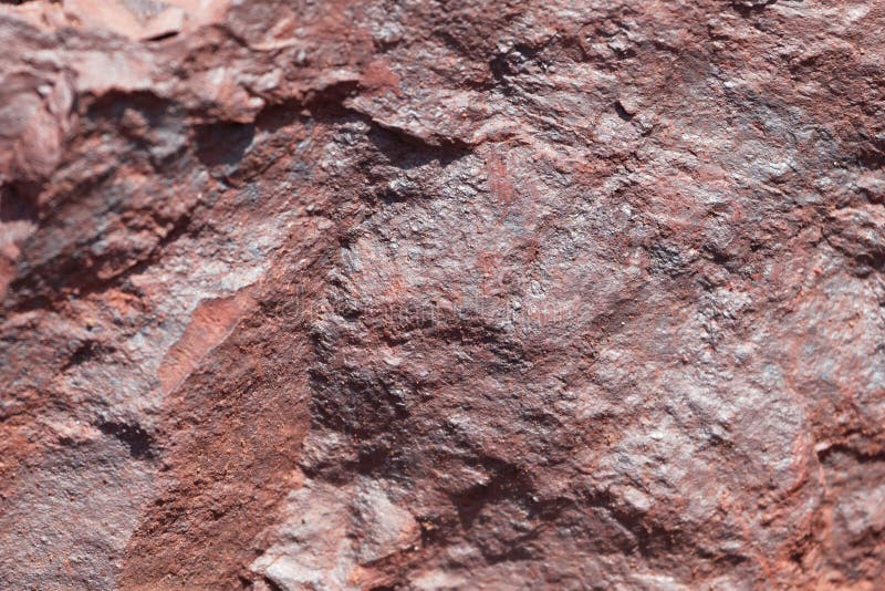 Surface of a Red Sandstone with Siliceous Particles Stock Image - Image ...