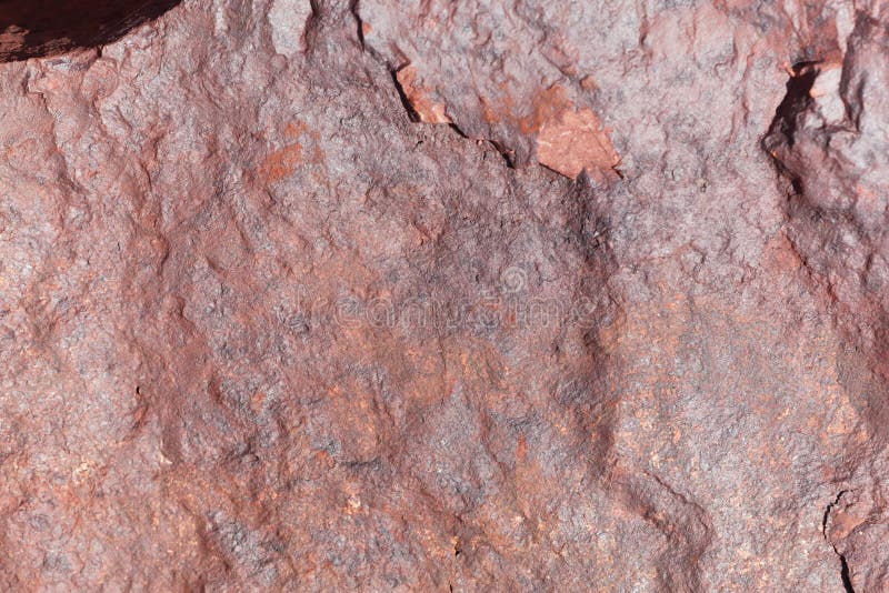 Surface of Sandstone Covered by Iron Oxides Stock Image - Image of ...