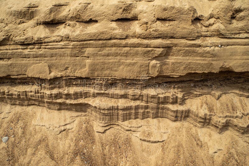Surface Sandy Shore. Close-up of Sandy Rock Stock Photo - Image of ...