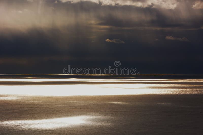 The Surface of the Sea at Dawn Stock Image - Image of natural, sunrise ...