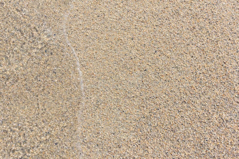 Surface of the Sea and Sand Stock Photo - Image of blue, foam: 114444470