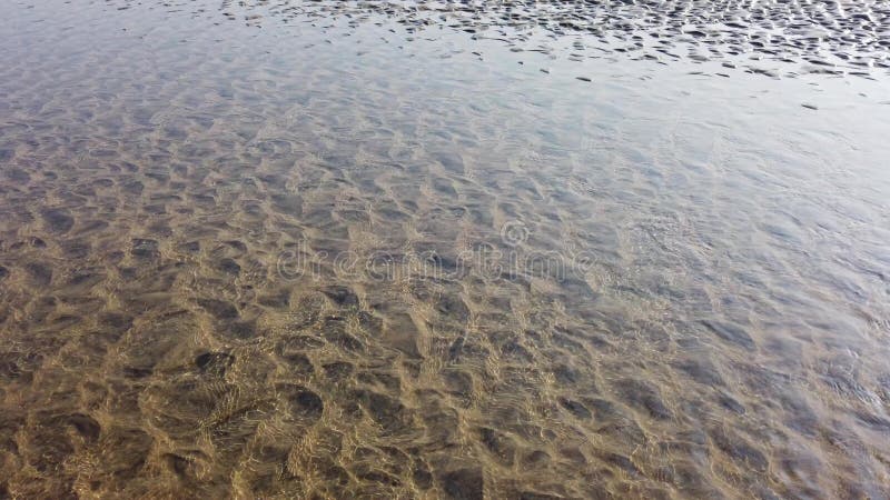 Surface of a Shallow River with a Sandy Bottom Stock Footage - Video of ...