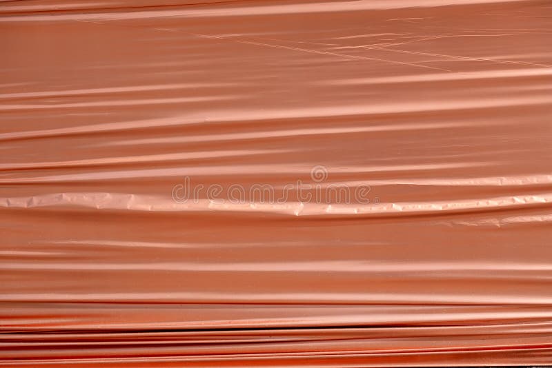 The Surface is Shiny Copper Color with Waves and Tints Stock Image ...