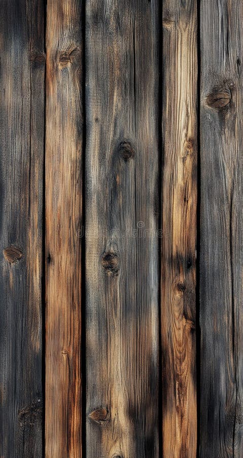 Weathered Wooden Planks with Rich Textures Reflecting Natural Aging ...