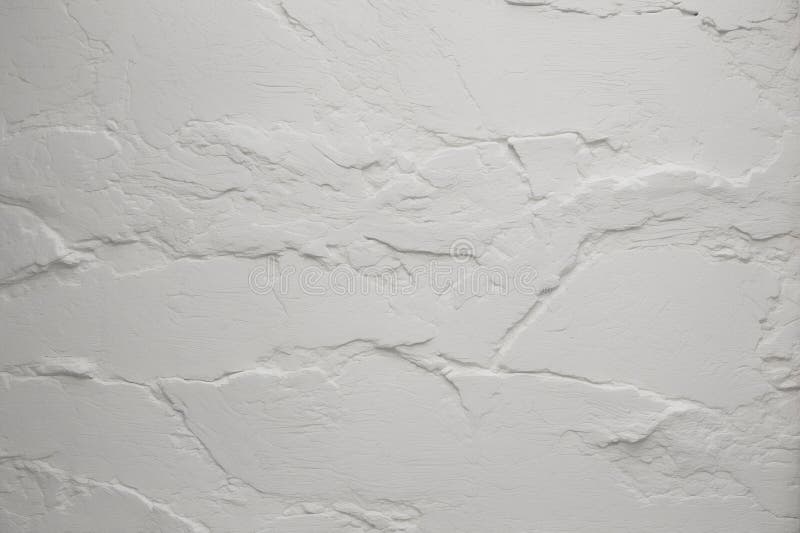 White Rough Filler Plaster Facade Texture Background Stock Illustration ...