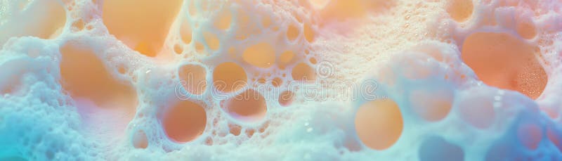 Surface of a Sponge with Large Pores Against a Bright Background for a ...