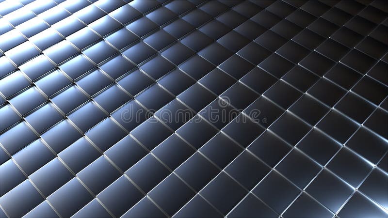 Surface silver cubes stock illustration. Illustration of render - 248140157