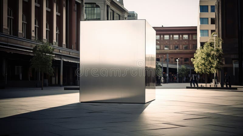 Surface silver square stock illustration. Illustration of square ...