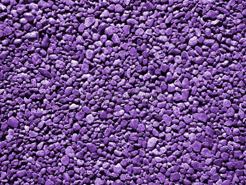 The Surface of Small Pebbles in Purple, Background Stock Photo - Image ...
