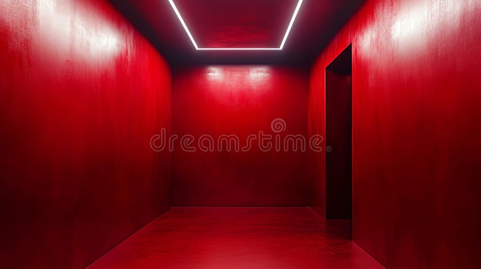 The Surface is Smooth and Has a Solid Red Color with No Texture or ...