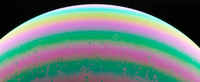 Surface of Smooth Liquid Bubble Stock Image - Image of background, blue ...