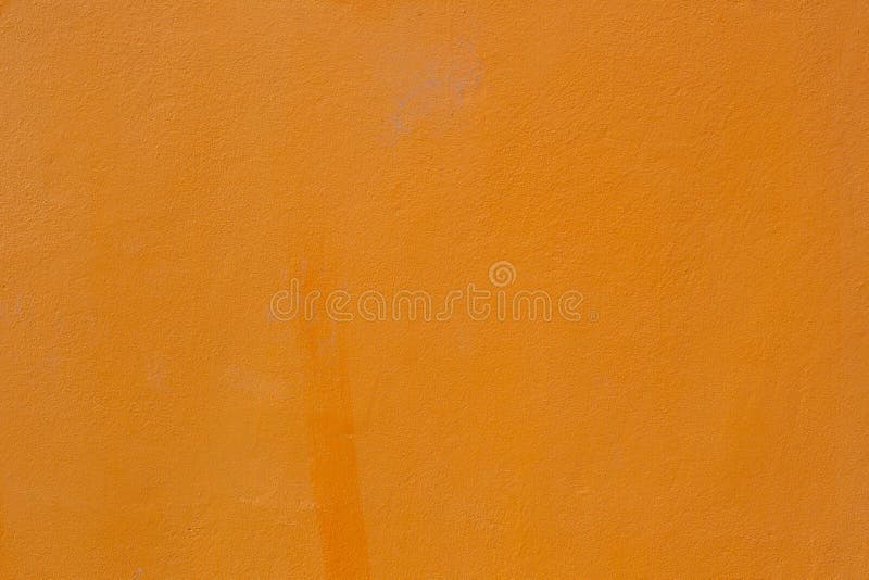 Surface of Smooth Orange Cement Wall Texture Background. Stock Image ...