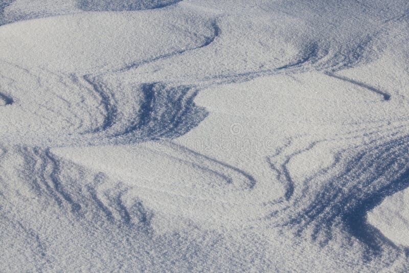 Surface of snow stock image. Image of curve, land, frost - 101896719
