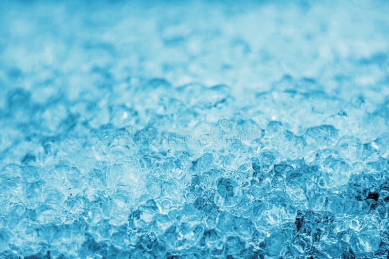 The Surface of the Snow Covered with Ice after a Cold Winter Rain Stock ...