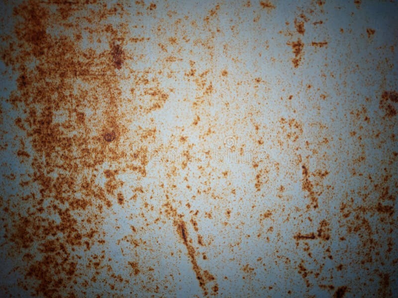 The Surface of the Steel Sheet Has Rusted Patches. Stock Image - Image ...