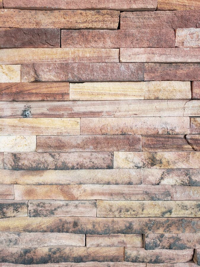 Surface with Stone Blocks in Light Brown Colours for Walls and Floors ...