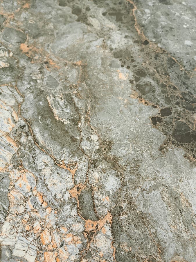 Natural Stone is Gray and Has Brown Spots, Granite and Marble Stock ...