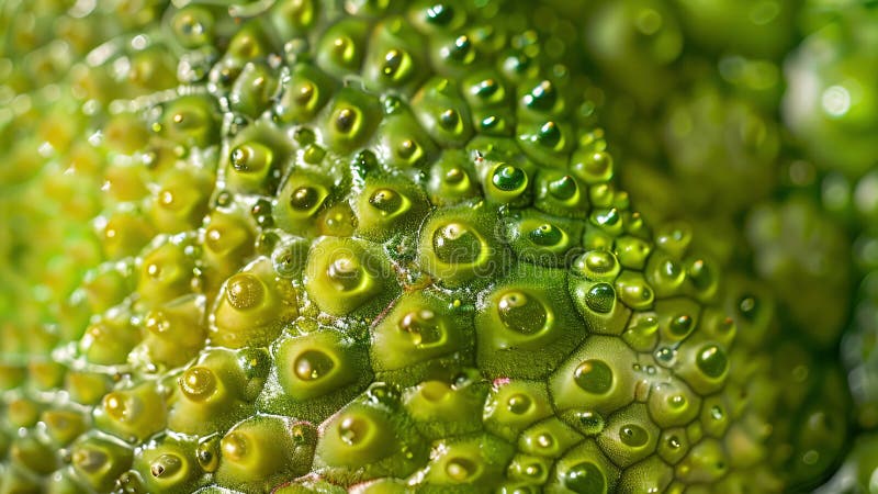 The Surface of a Succulent Plant is Covered in Tiny Tightly Packed ...