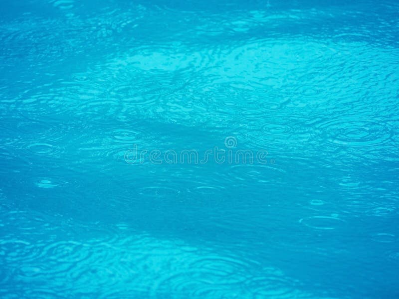 The Surface of Swimming Pool and Water Expanding Ripple Effect ...