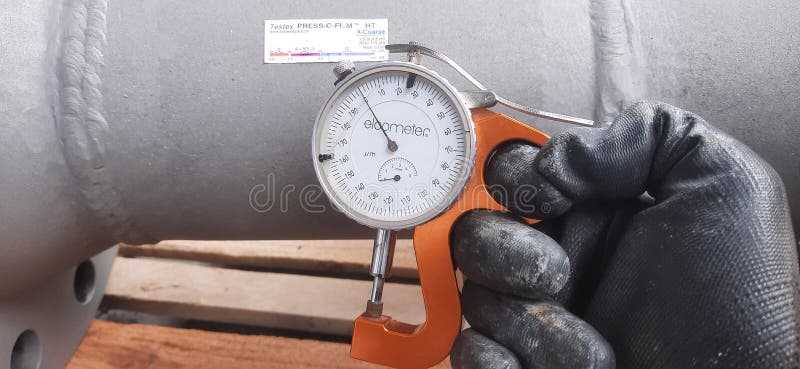 Surface Test after Blasting Editorial Stock Image - Image of iron ...