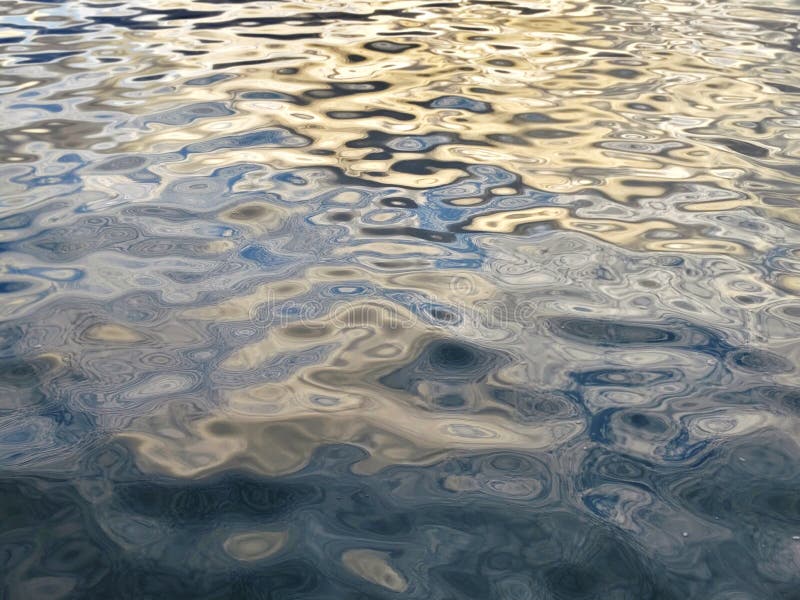 Surface and Texture of Blue Turquoise Sea Water with Sunlight ...