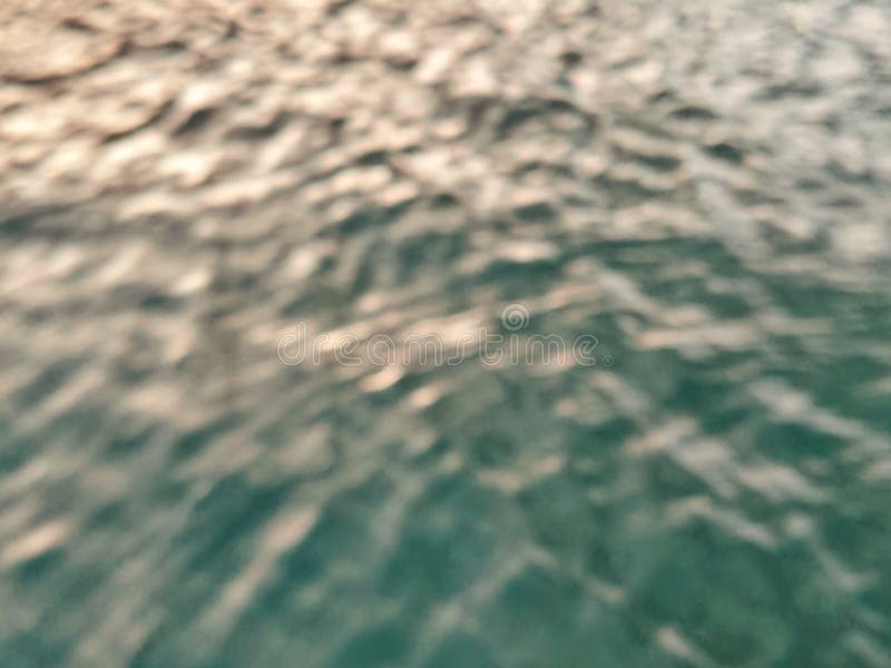 Surface and Texture of Blue Turquoise Sea Water with Sunlight ...