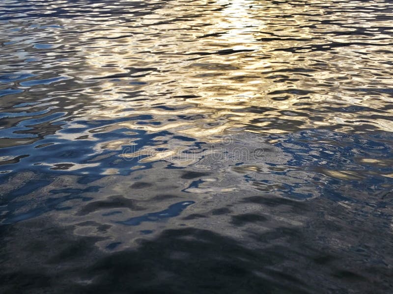 Surface and Texture of Blue Turquoise Sea Water with Sunlight ...