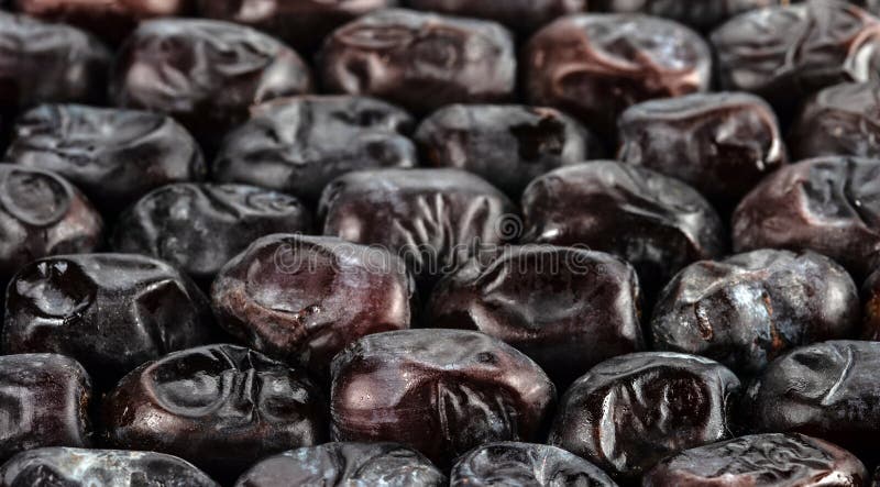 The Surface Texture of Dried Dates. Stock Photo - Image of close ...