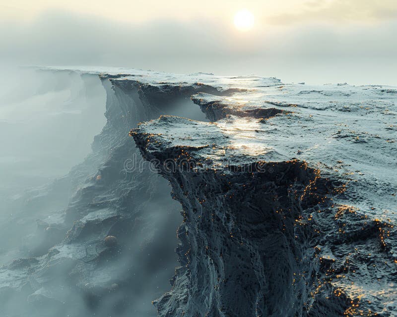 Surface Texture Illustration of an Alien Landscape Stock Photo - Image ...