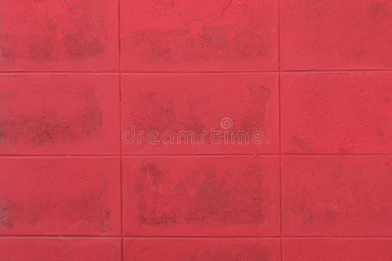 Surface Texture of Old Red Painted Walls Background Stock Photo - Image ...